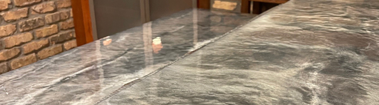 Decorative Epoxy Floor and Countertop System Trans4loor™ Metallic ...